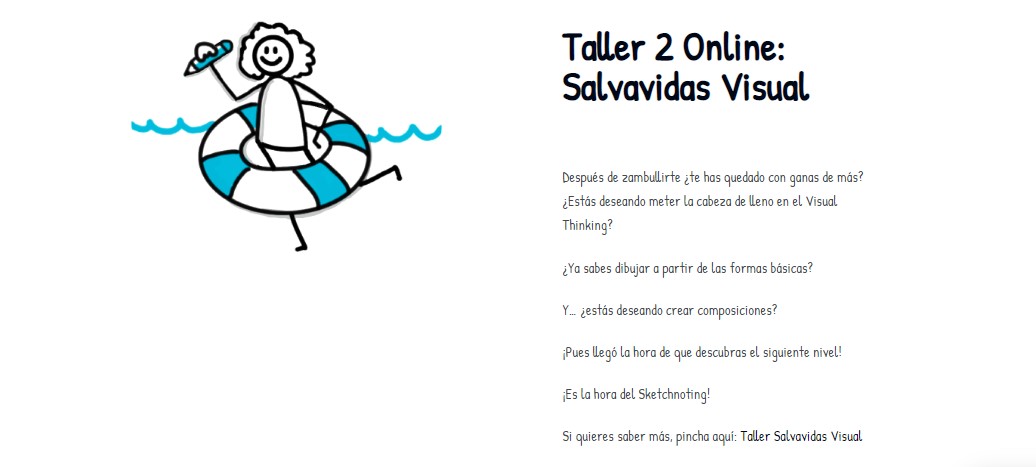 Curso Taller Salvavidas Visual Online de Visual Thinking OlaVisual